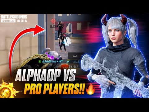 ALPHA OP Defeating Conqueror Players in 4 Seconds ๐คฏAlpha OP VS Pro Players ๐ฑ BGMI๐ฑ