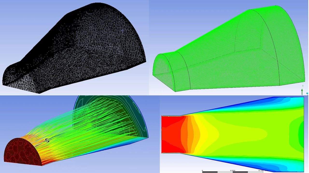 CFD simulation of Subsonic Diffuser  using ANSYS CFX