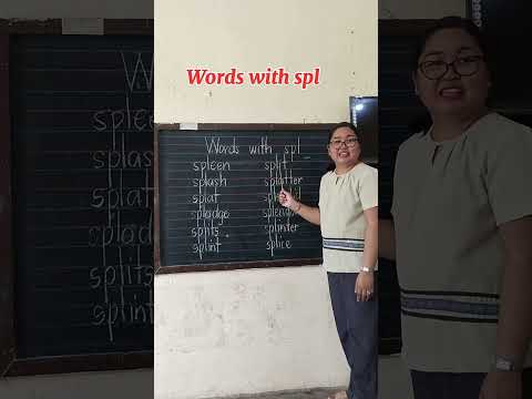 Words with spl #reading #education