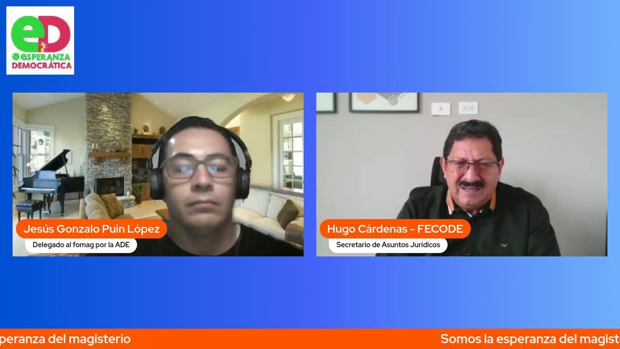 Informe sinidcal y politico, con el profe Hugo.