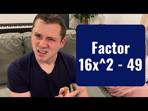 Factor 16x^2 - 49