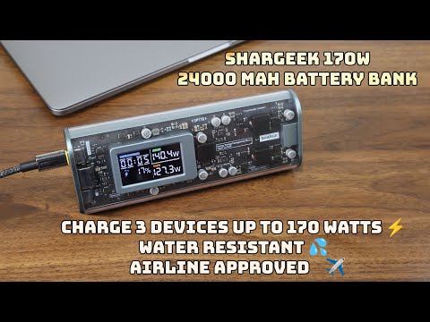 Sharge SharGeek 170 Watt Battery Bank : THIS IS A MUST HAVE!