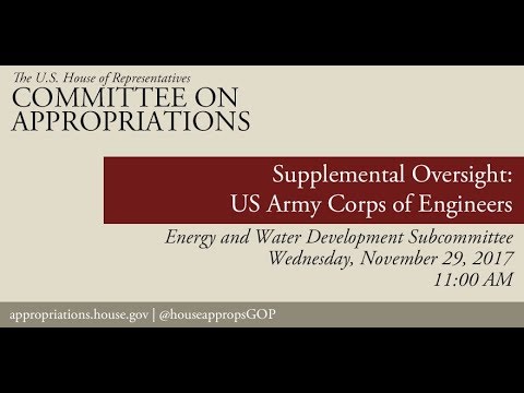 Hearing: Supplemental Oversight - US Army Corps of Engineers (EventID=106670)