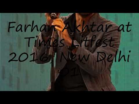 How to pronounce Farhan Akhtar at Times Litfest 2016, New Delhi 01 in English?
