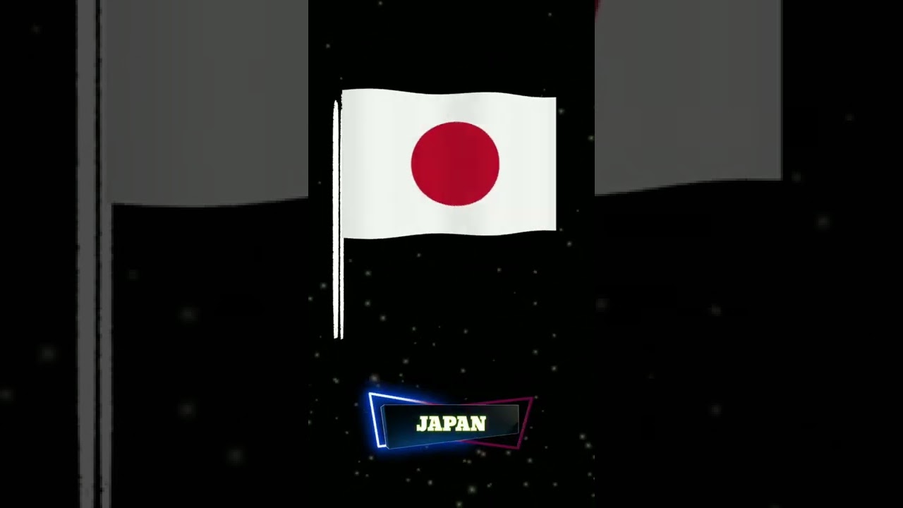 Japan - National flag.