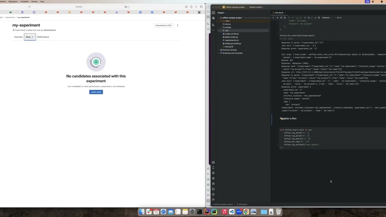Model Experiments overview