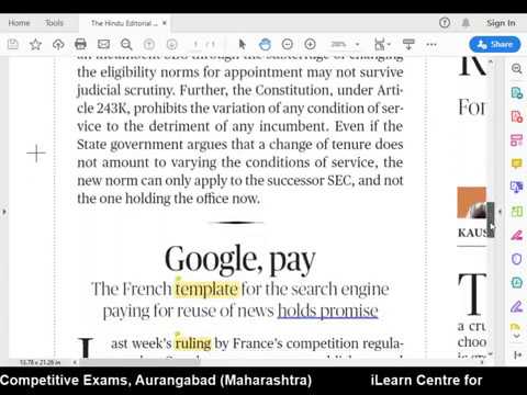 The Hindu Editorial Analysis in Marathi (14th April 2020)