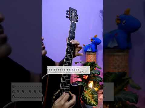 Bhool Bhulaiyaa Guitar Intro - Super Easy Tabs #music #guitar