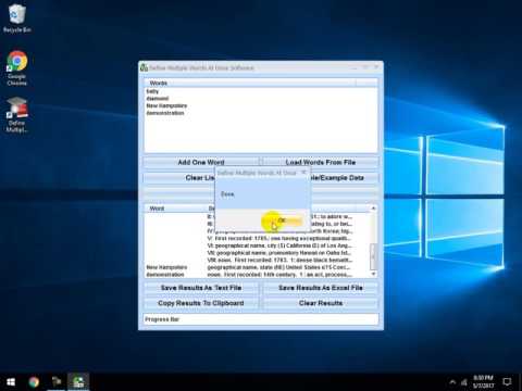 How To Use Define Multiple Words At Once Software