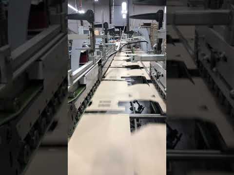 Christmas Auto Bottom Gift Boxes folding and gluing