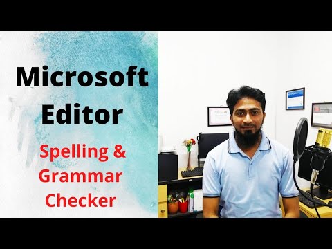 Microsoft Editor, spelling and grammar checker