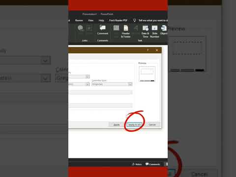 How to add page numbers to PowerPoint