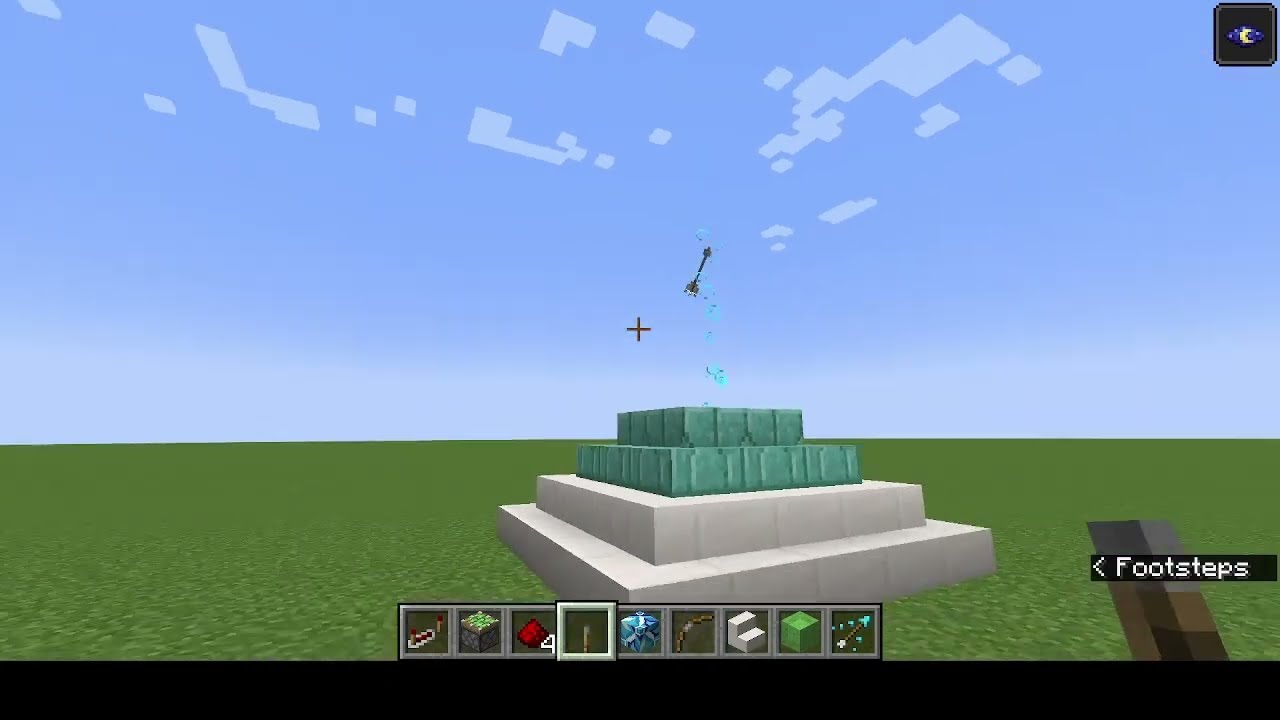 How to Make a Working Redstone Fountain in Minecraft! 💧 (Easy Build Tutorial)
