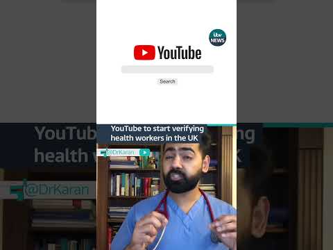 YouTube to start verifying health workers in the UK #youtube #doctor #health #medicine #uk