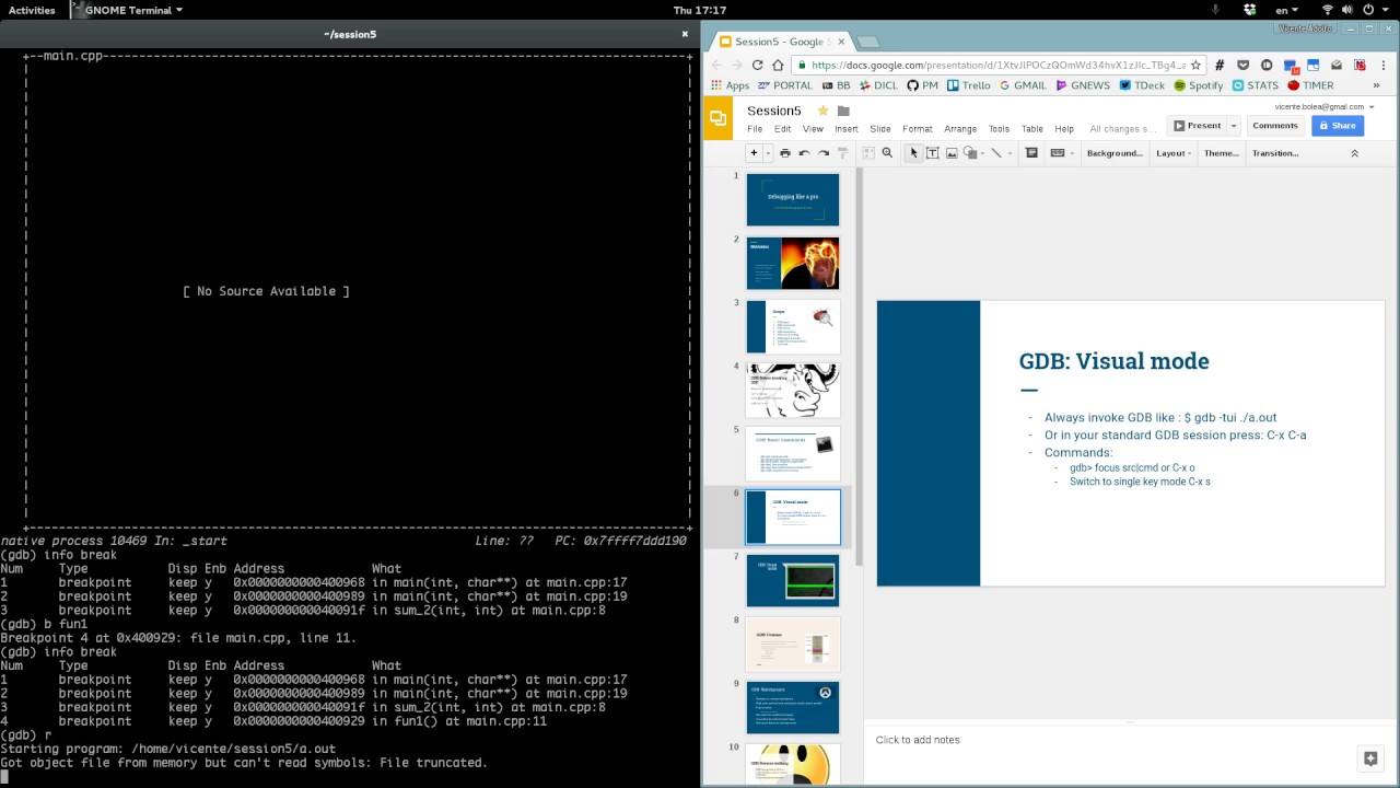 5) Debugging like a pro
