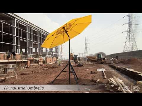 PRODUCTS: Flame-Resistant Industrial Umbrella