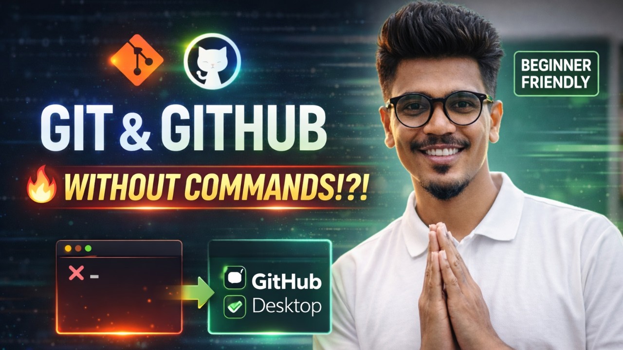 Git & GitHub Full Course 2026 — No Command Line | GitHub Desktop Complete Tutorial Hinglish