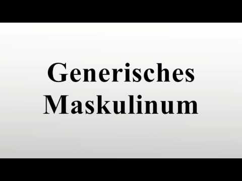 Generisches Maskulinum
