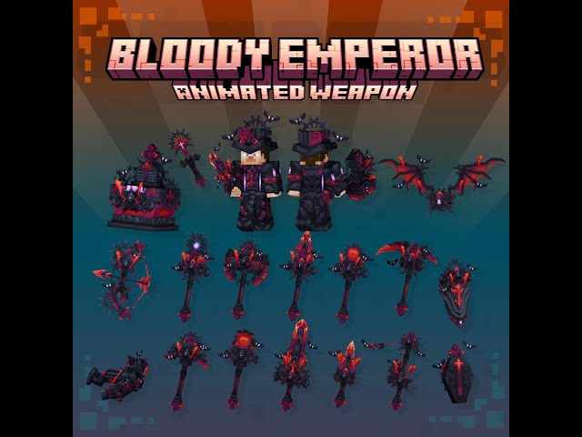 Minotaur Animated Weapon Set Minecraft Texture Pack