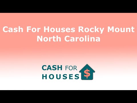 Cash For Houses Rocky Mount North Carolina | 833-956-2644