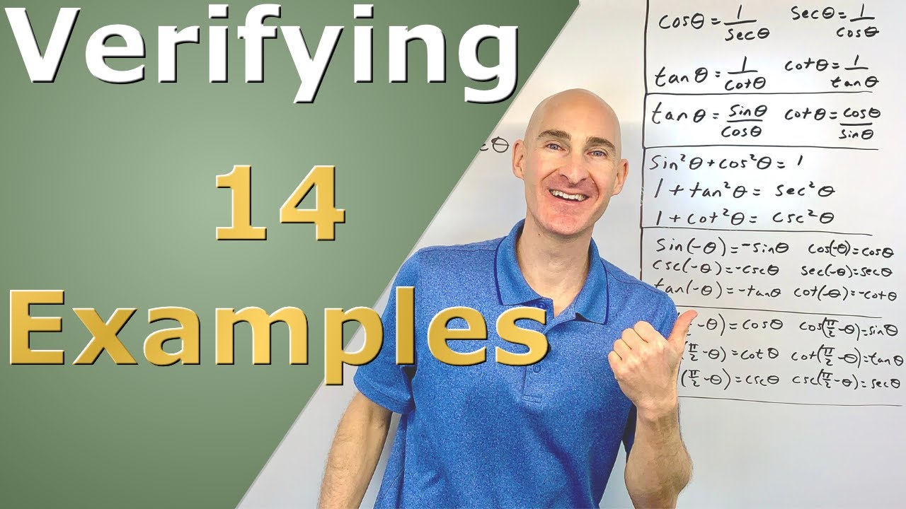 Verifying Trigonometric Identities Easily - Strategy Explained (14 Examples)