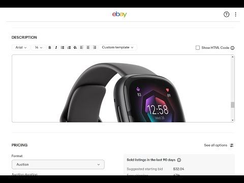 How to add extra images in your eBay listing description