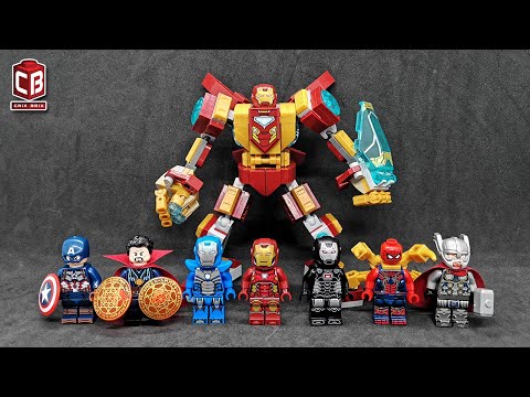 Lego Iron Man Mech 8 in 1 MG593 | Speed Build | Lego Compatible