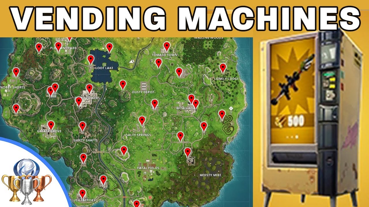 Fortnite Vending Machines - New Battle Royale Content and Vending Machine Locations