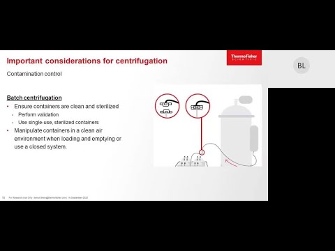 Important considerations for centrifugation in the bioprocess workflow
