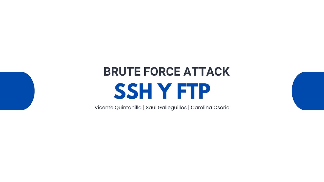 Brute Force Attack Demonstration | SSH & FTP