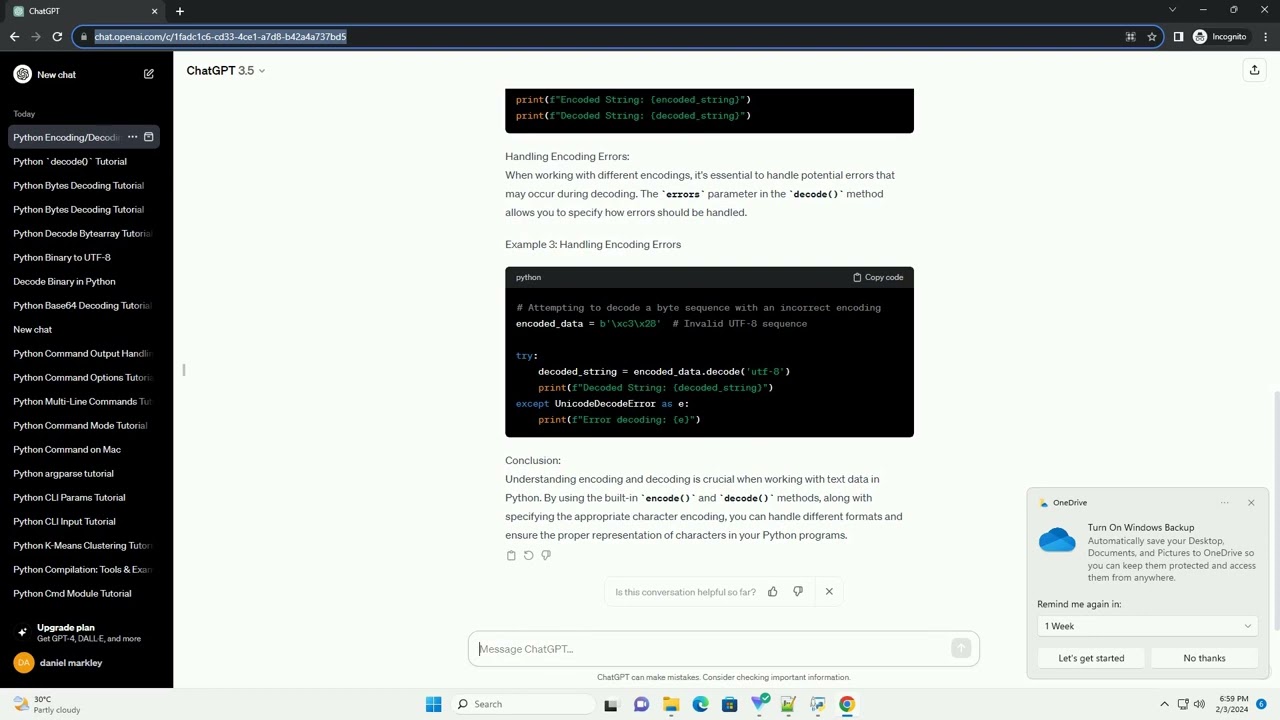 python decode encode