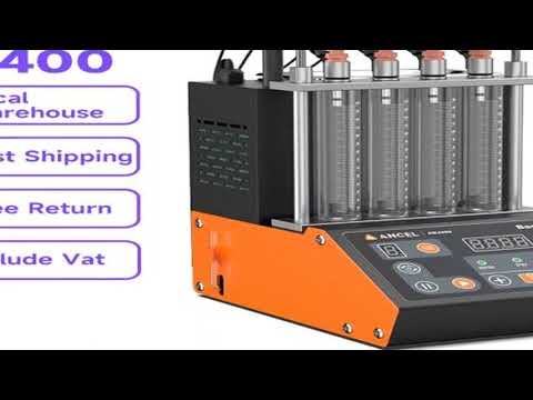 ANCEL ANJ400 GDI Piezo Fuel Injector Tester for Car Mortocycle Injector Cleaner Ultrasonic Cleaning