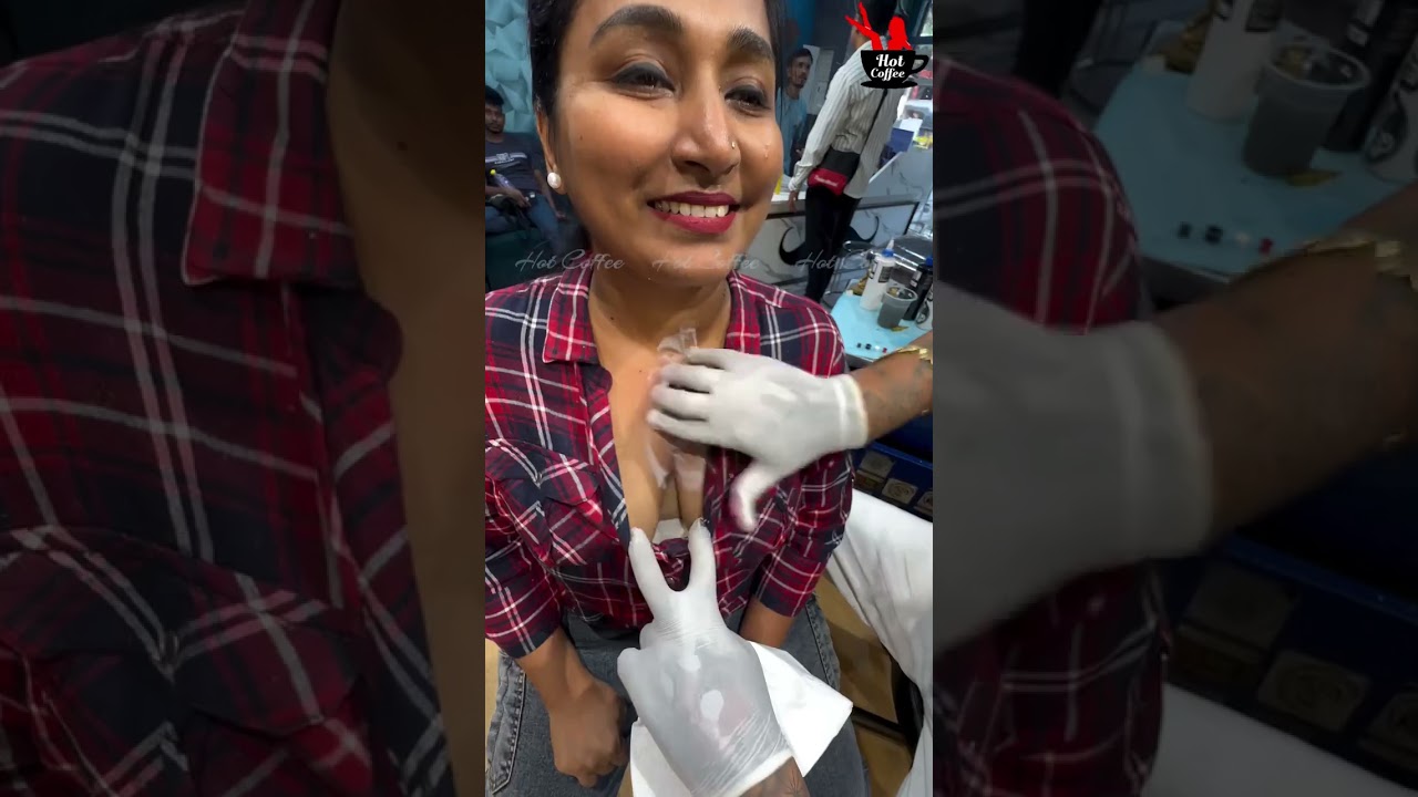 Tattoo on cleavage 2