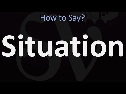 How to Pronounce Situation? (CORRECTLY)