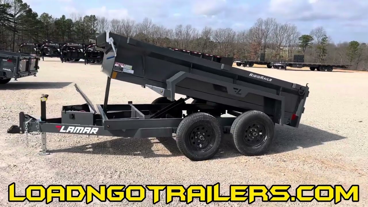 60x10 Lamar Mini Dump Trailer #33845