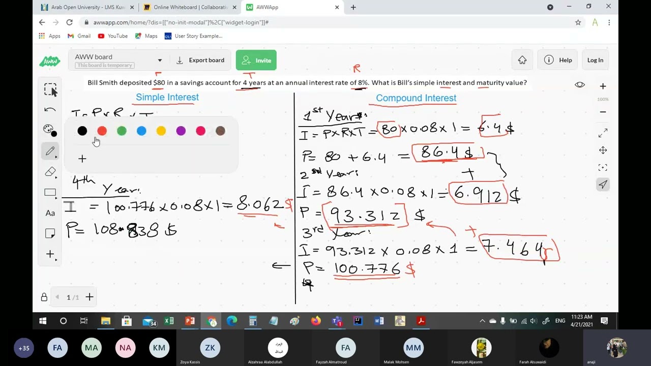 BUS101 – Chapter 12: Compound interest and present value