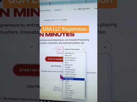 USA LLC Registration