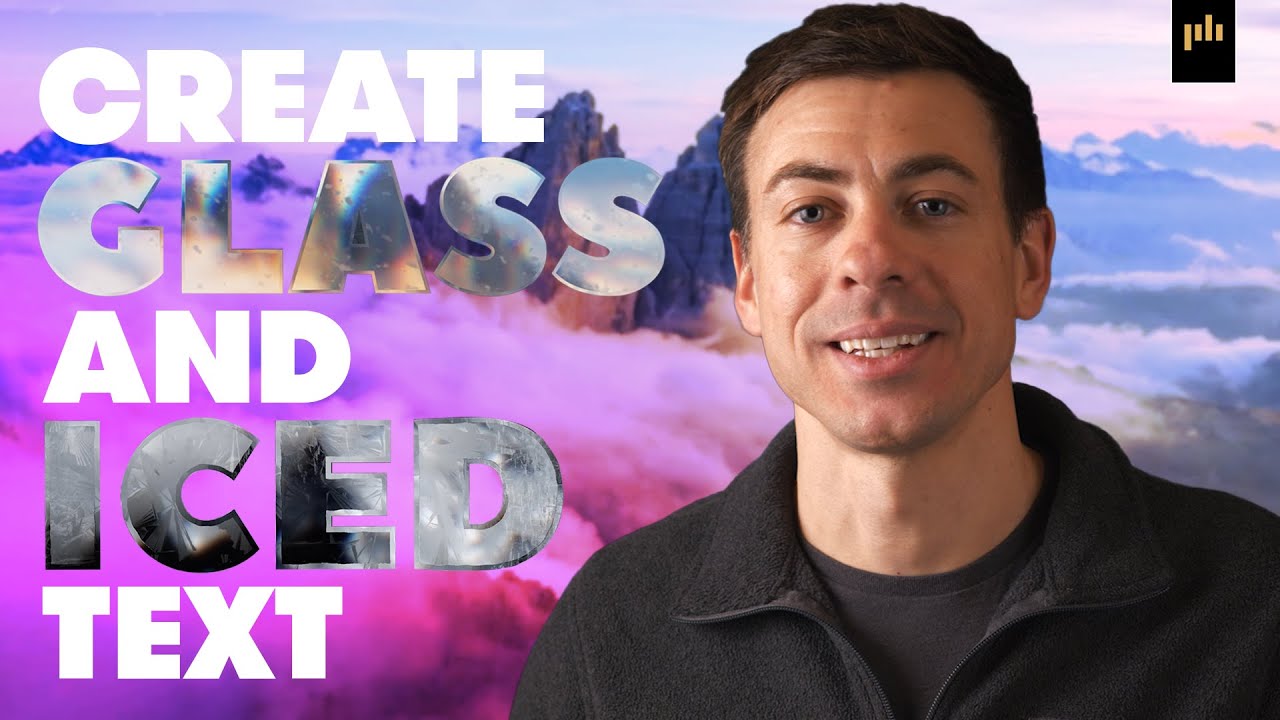 How to Create Glass and Ice Text in After Effects | Free Project File | PremiumBeat.com