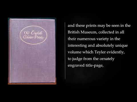 OLD ENGLISH COLOUR-PRINTS BY MALCOLM C. SALAMAN. Full-length Audiobook.