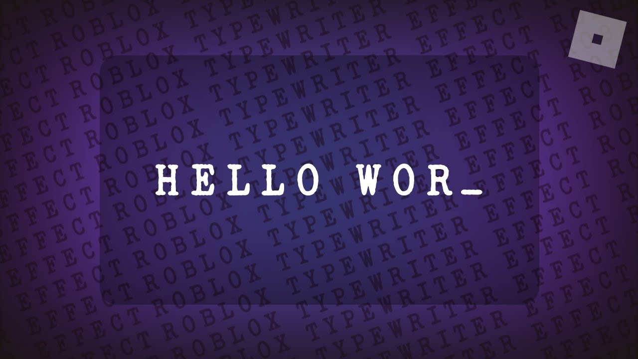 Roblox Studio Tutorial: Typewriter Text Effect (Beginner Friendly)
