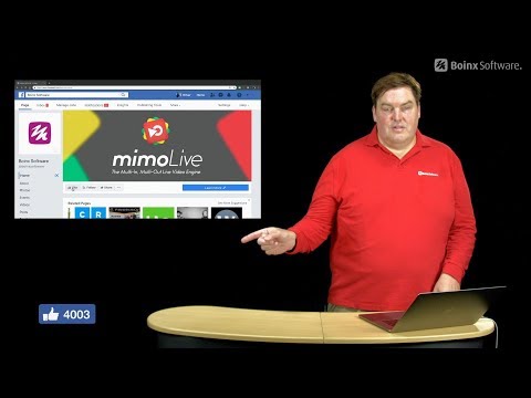 mimoLive™ Tutorial: Show Facebook Likes in your live stream