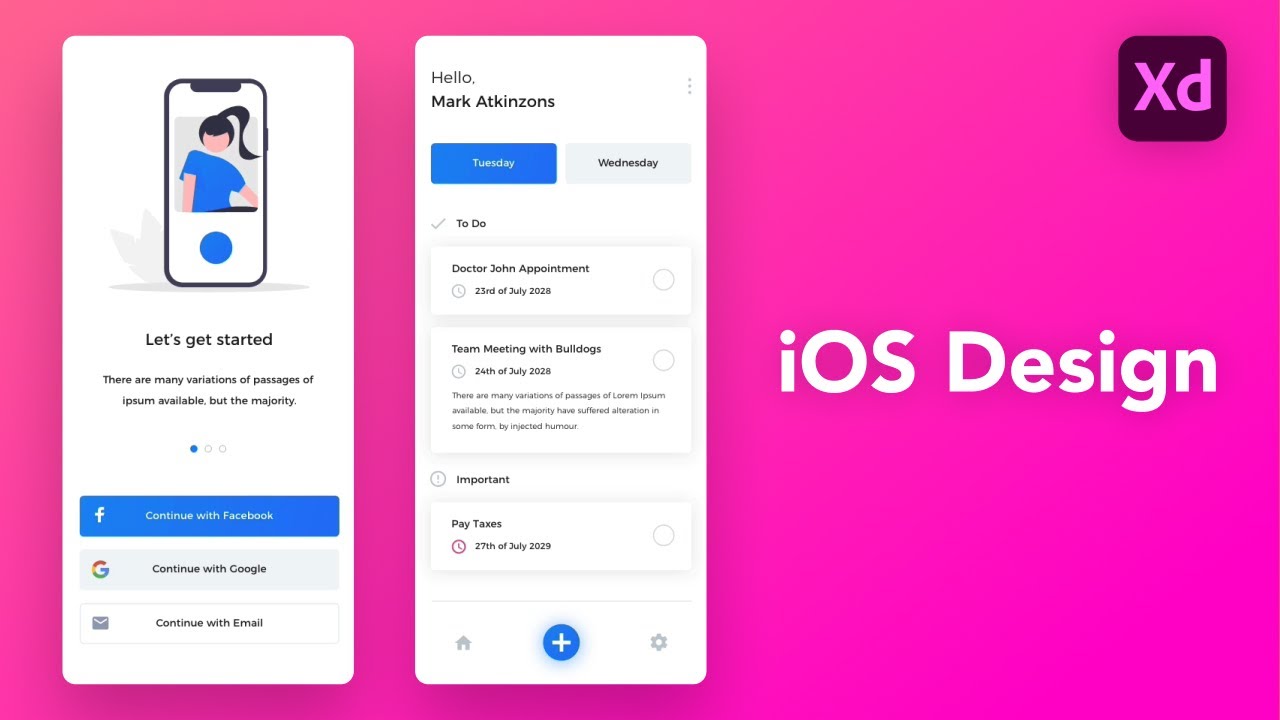 Let's Create a iOS Design in Adobe XD