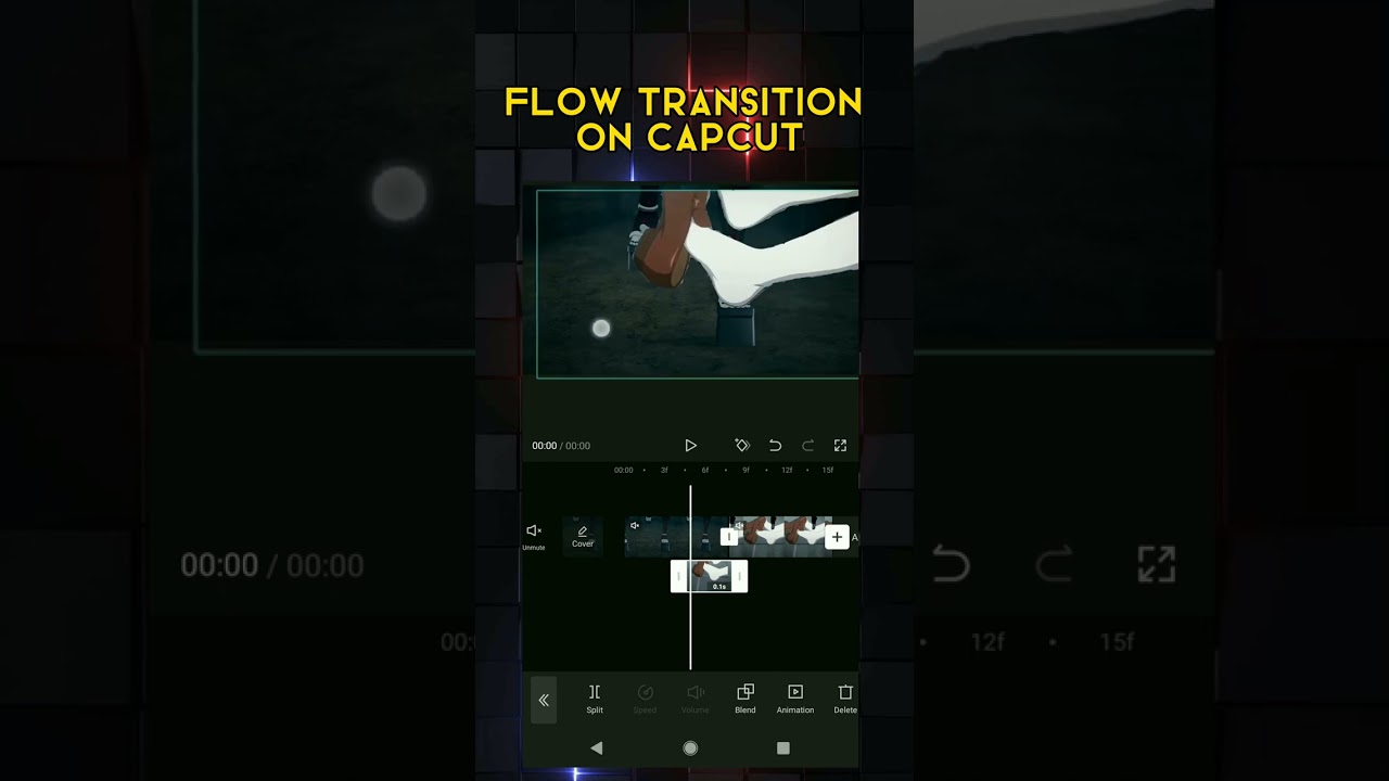 NEW FLOW TRANSITION ON CAPCUT ||  CAPCUT TUTORIAL #AMV #EFFECT