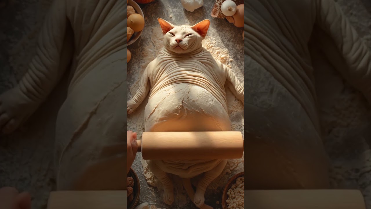Turning a Cat Into Bread Dough (Almost) 🍞🐈