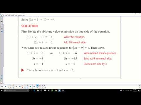 Big Ideas Algebra 1 Chapter 1 Section 4