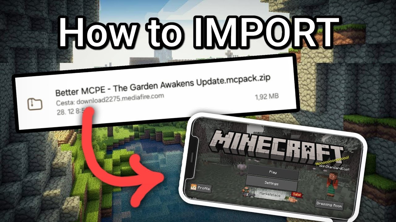 How to IMPORT Resource Pack into MCPE