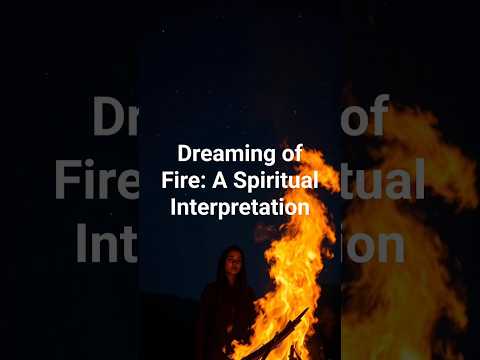 Spiritual Meaning of Fire in a Dream β A Sign from God? #Dream #bible #spiritual