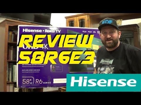 Gaming On A Budget: Hisense 58" 4K HDR10 Dolby Vision Roku TV 58R6E3