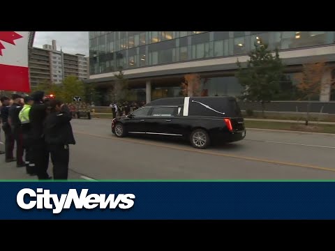 Bodies of fallen officers return home to Barrie