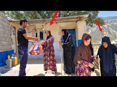 The cleaning work of a 16-year-old girl that made Hamid and his stepmother very happy
